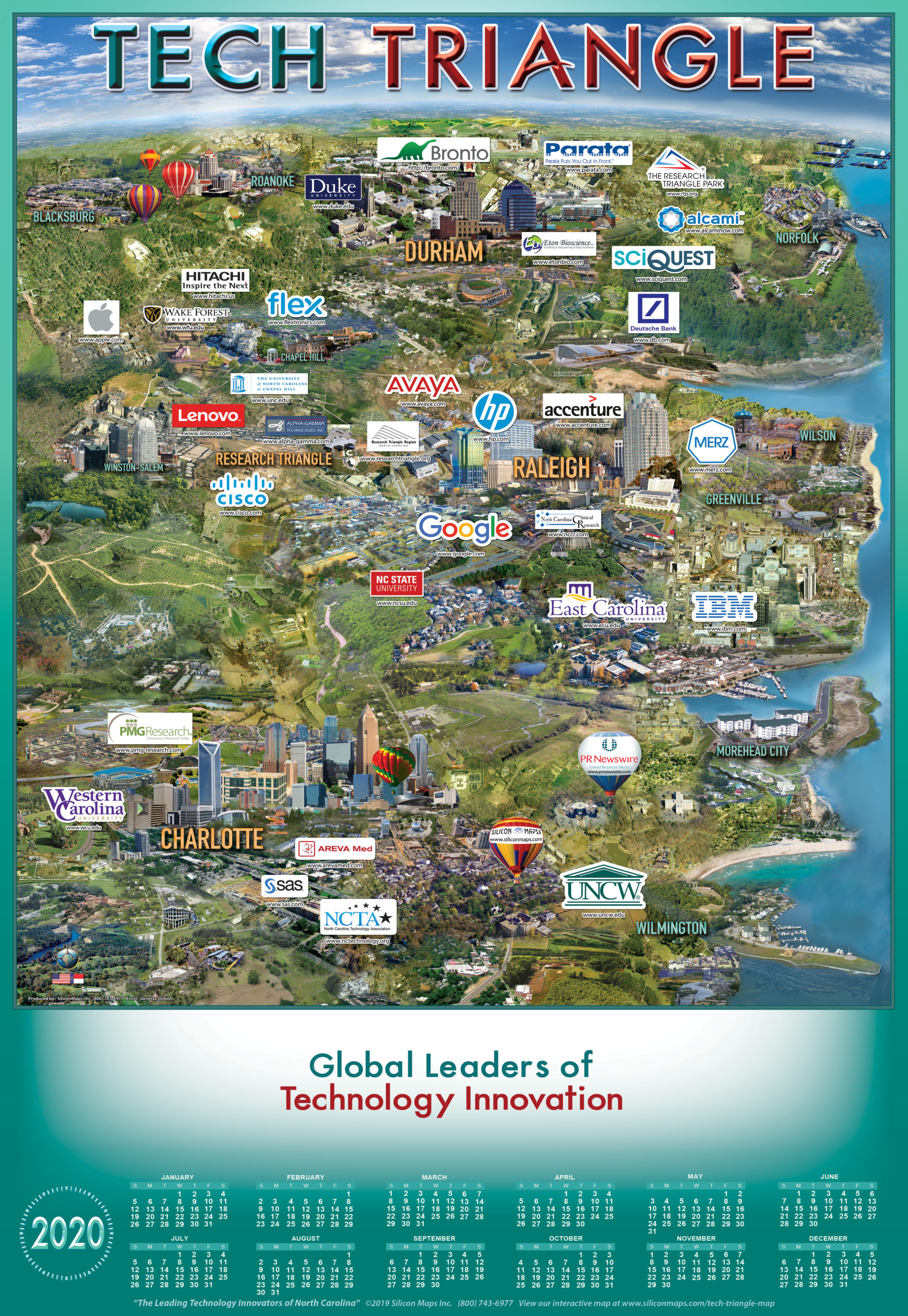 Tech Triangle – Interactive Map