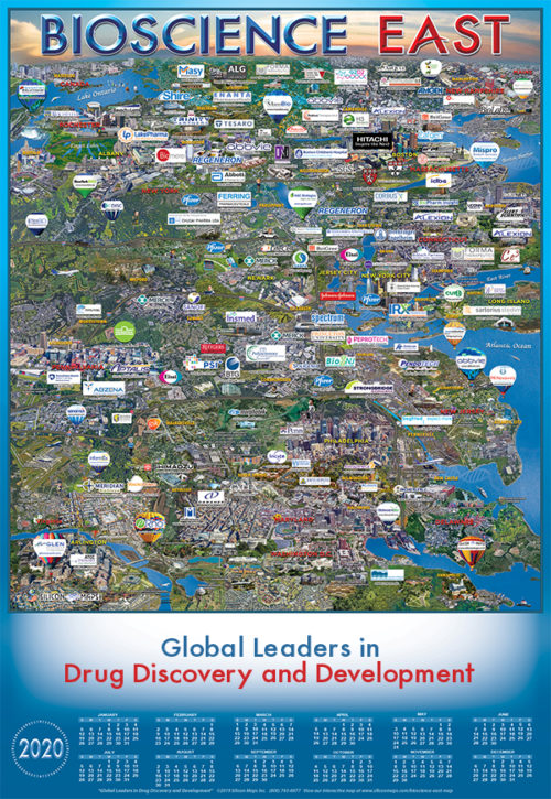 Silicon Maps | Promotional Industry Maps for High Tech and Biotech regions