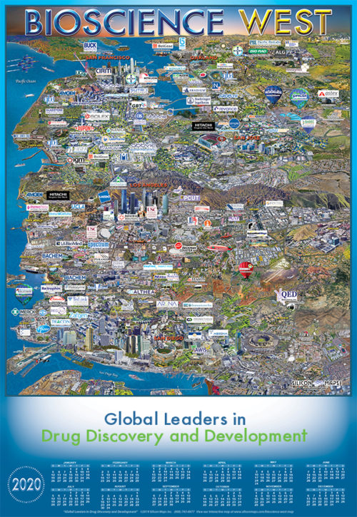 Silicon Maps | Promotional Industry Maps for High Tech and Biotech regions