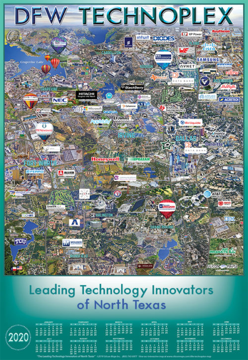 Silicon Maps | Promotional Industry Maps for High Tech and Biotech regions