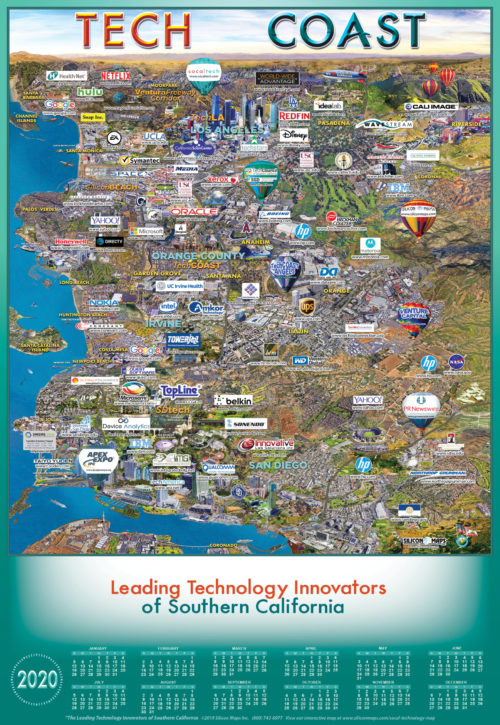 Silicon Maps | Promotional Industry Maps for High Tech and Biotech regions