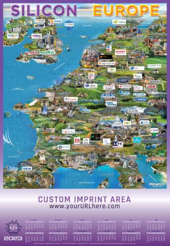 Silicon Maps | Promotional Industry Maps for High Tech and Biotech regions