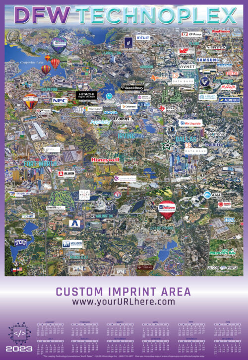 Silicon Maps | Promotional Industry Maps for High Tech and Biotech regions