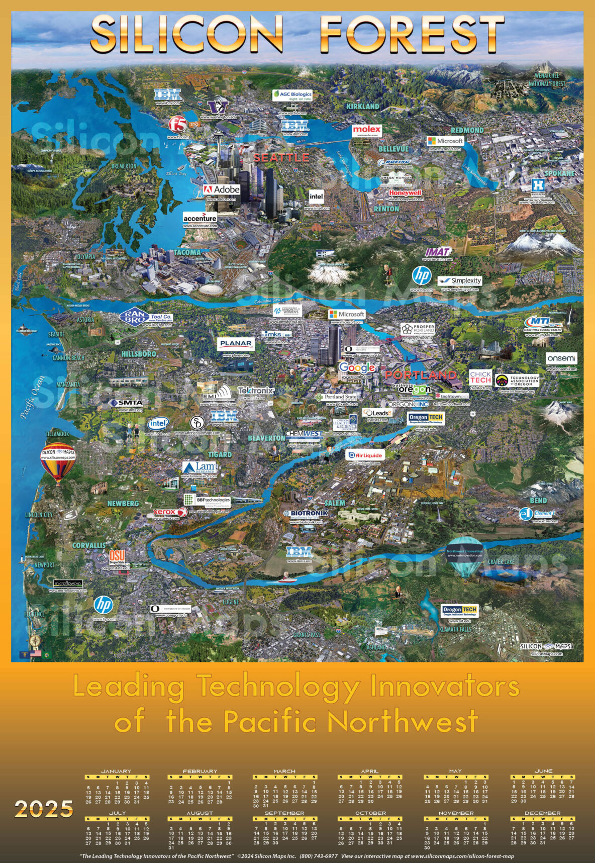Silicon Forest 2025 (Pre-Order) | Silicon Maps