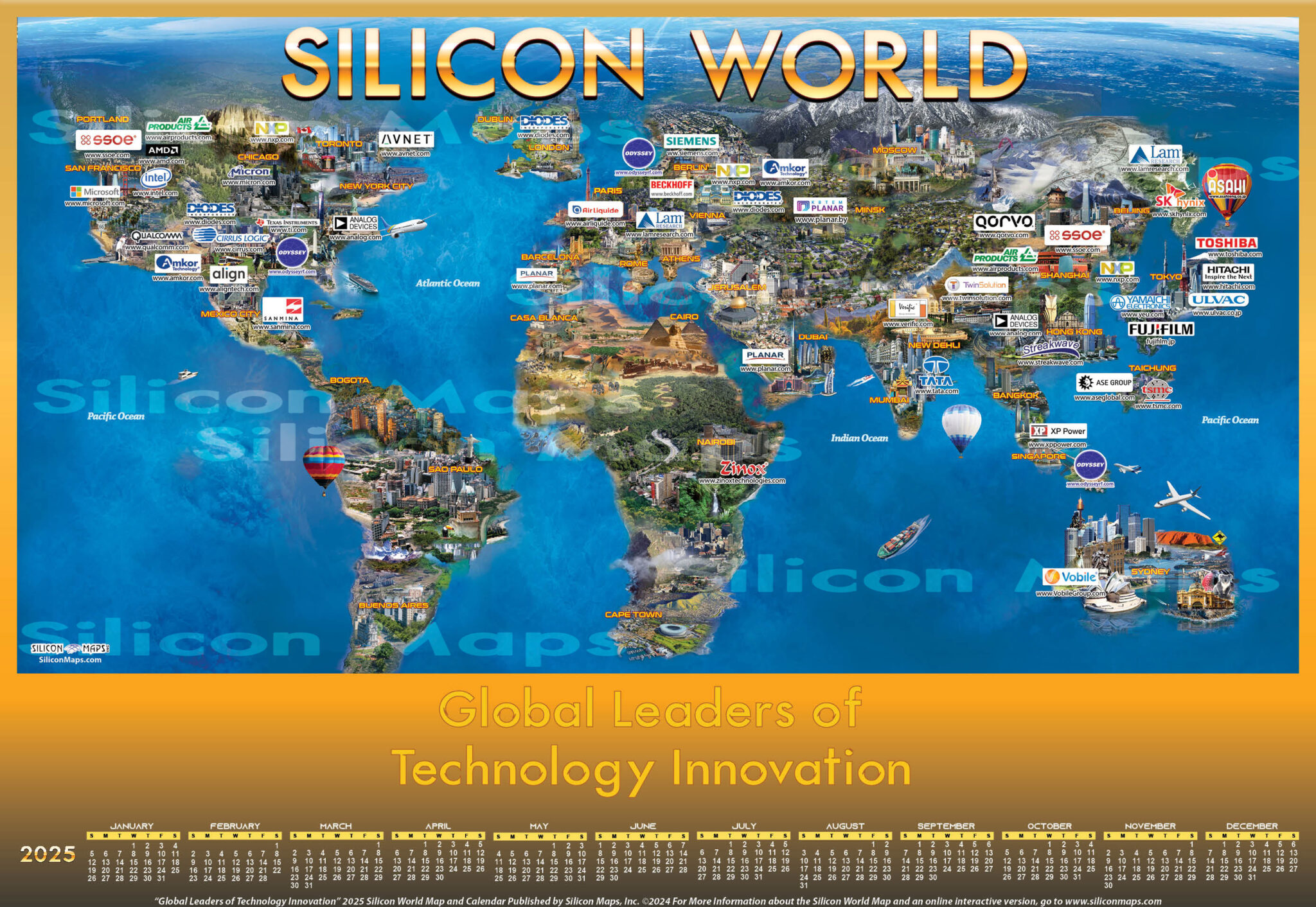 Silicon World 2025 (Pre-Order) | Silicon Maps